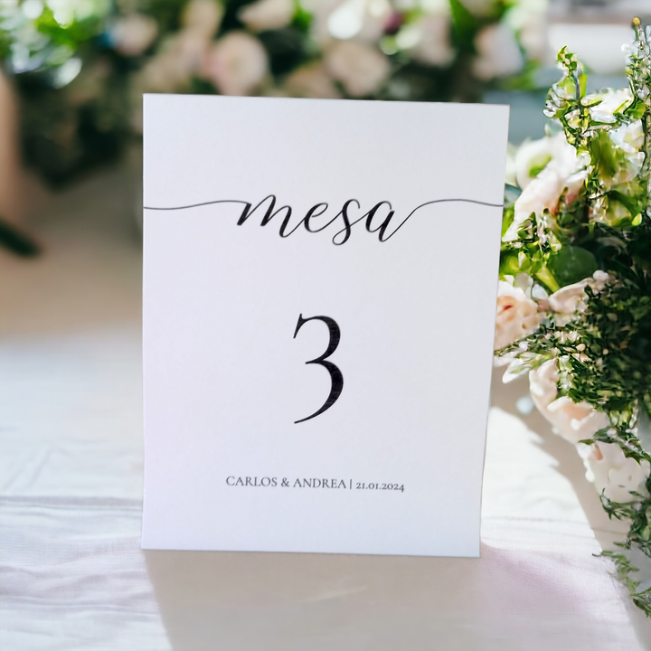 Números de mesa – Innova Designs