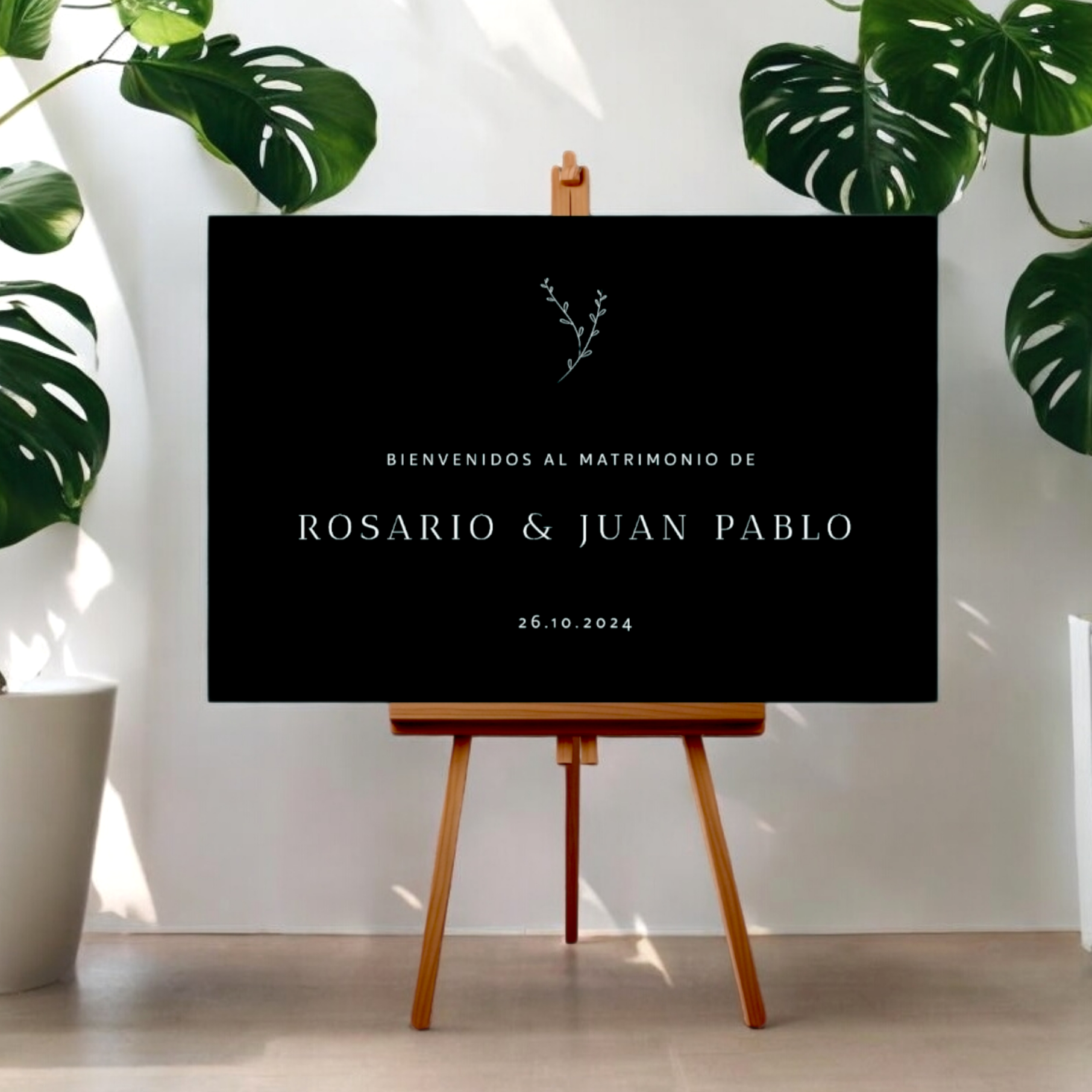 Letrero de Bienvenida para matrimonio – Innova Designs