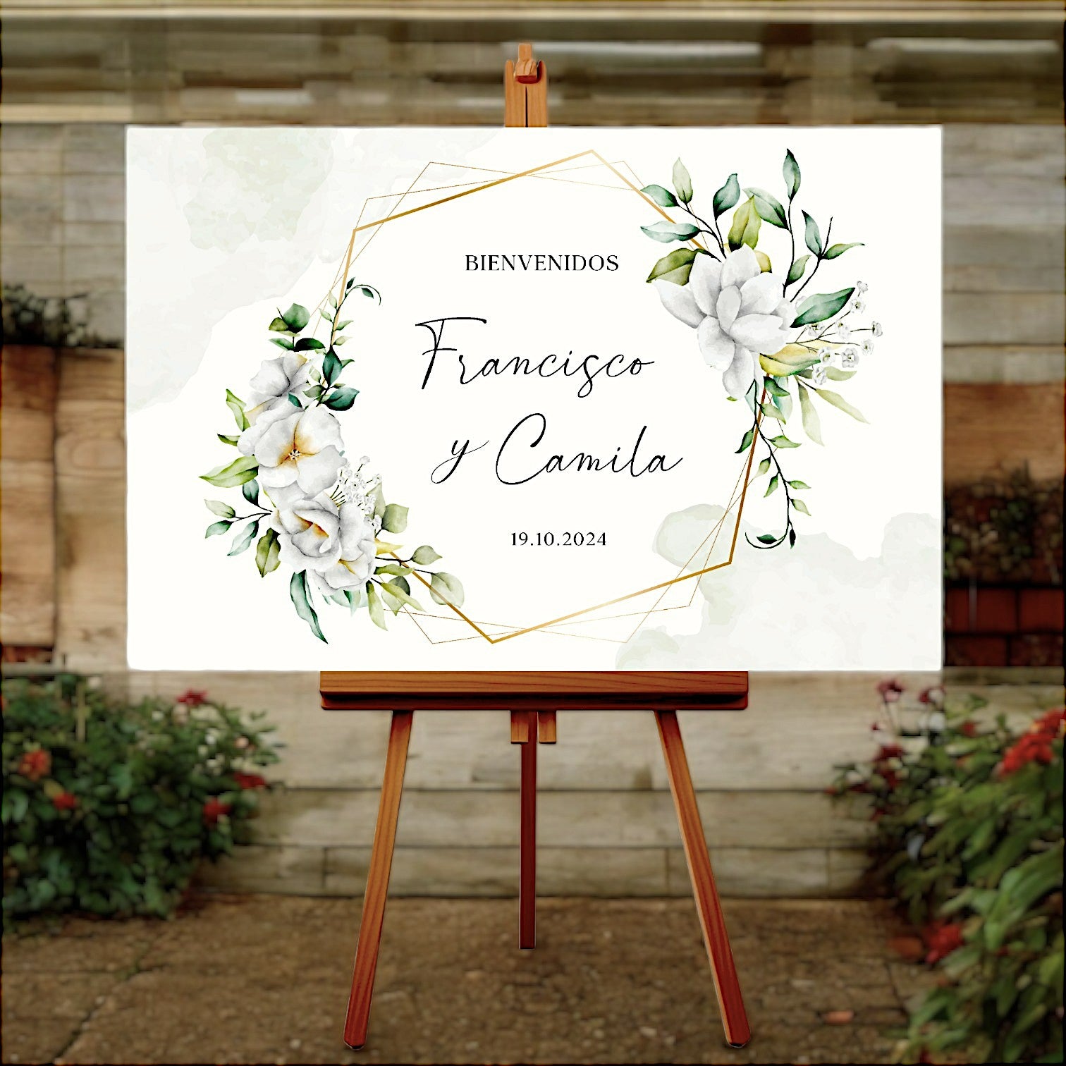 Letrero de Bienvenida para matrimonio – Innova Designs